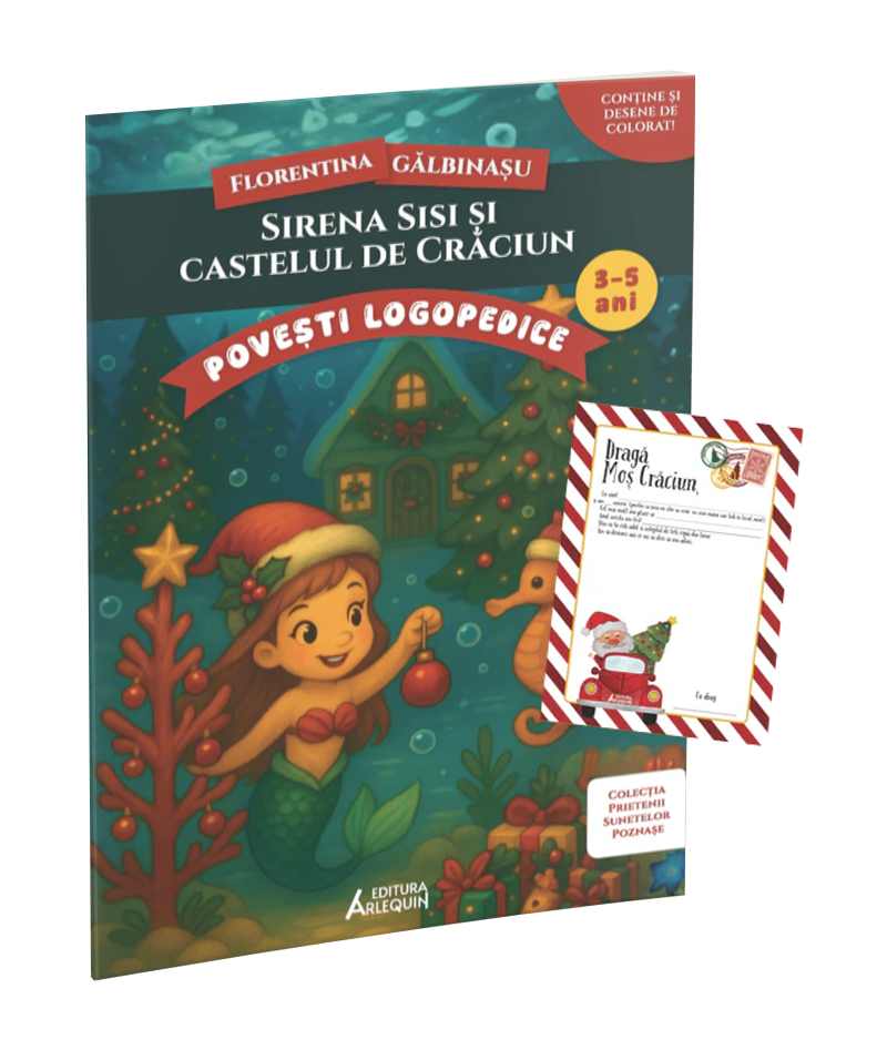 Sirena Sisi si castelul de Craciun – poveste logopedica + Scrisoare pe ...